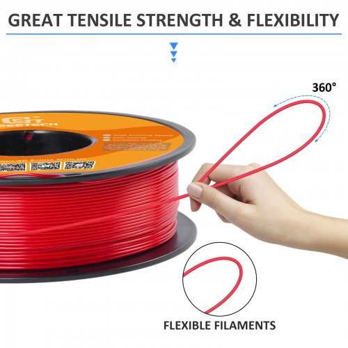 High Speed PLA 3D Printer Filament Red-1.75mm | Geeetech