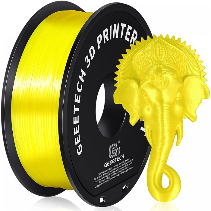 PLA Silk Yellow 3D Printer Filament-1.75mm | Geeetech
