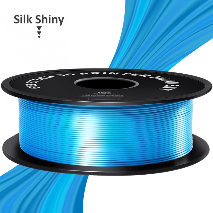 PLA Silky Sky Blue 3D Printer Filament-1.75mm | Geeetech