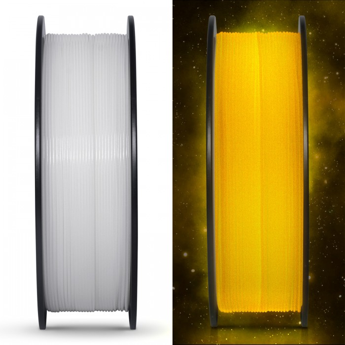 Glow in the Dark PLA Yellow 3D Printer Filament | Geeetech