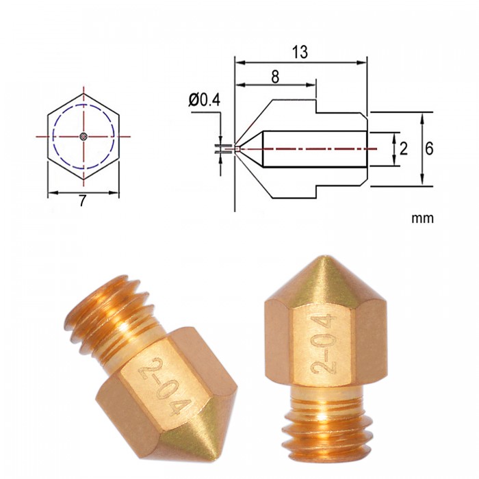 1 Meter Transparent Teflon Tube Pipe + 5pcs 2-0.4mm Nozzles, pls write ...