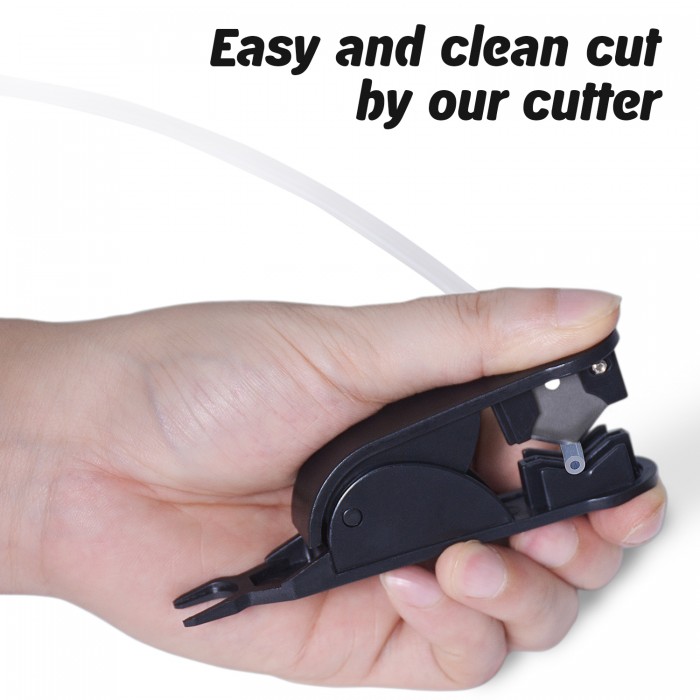 1 Meter Transparent Teflon Tube Pipe + 5pcs 2-0.4mm Nozzles, pls write ...