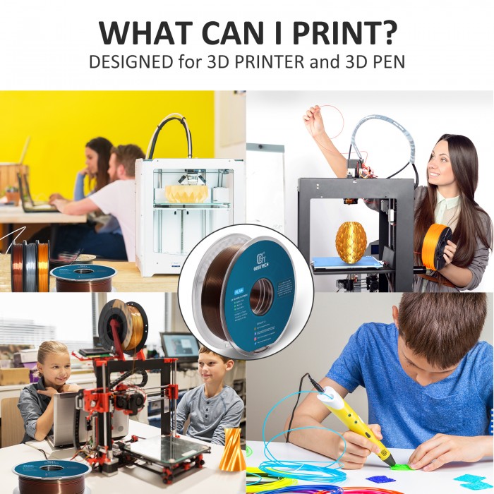 PLA Silk Bronze Rainbow 3D Printer Filament-1.75mm | Geeetech