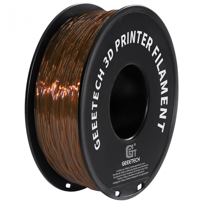 TPU 3D Printer Filament Transparent Brown-1.75mm | Geeetech