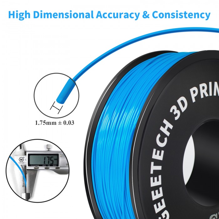 ABS+ 3D Printer Filament Water Blue-1.75mm | Geeetech