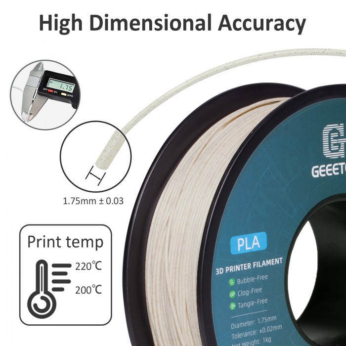 Like Marble Brown PLA 3D Printer Filament-1.75mm | Geeetech