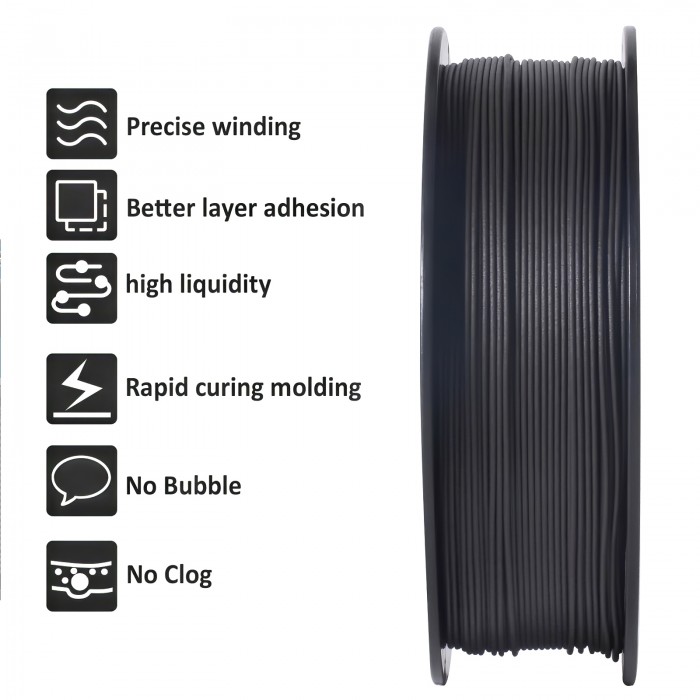 Wood Ebony PLA 3D Printer Filament-1.75mm | Geeetech