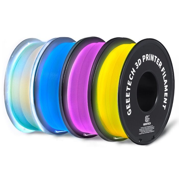 Glow in the Dark 3D Printer Filament Bundle Sale | Geeetech