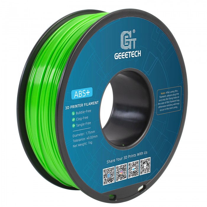ABS+ 3D Printer Filament Green-1.75mm | Geeetech