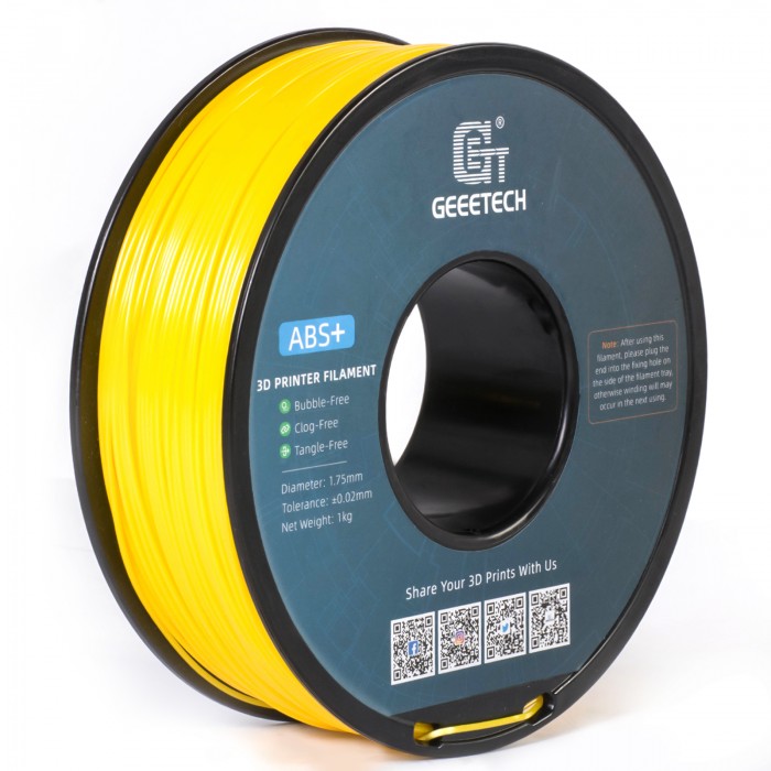 ABS+ 3D Printer Filament Yellow-1.75mm | Geeetech