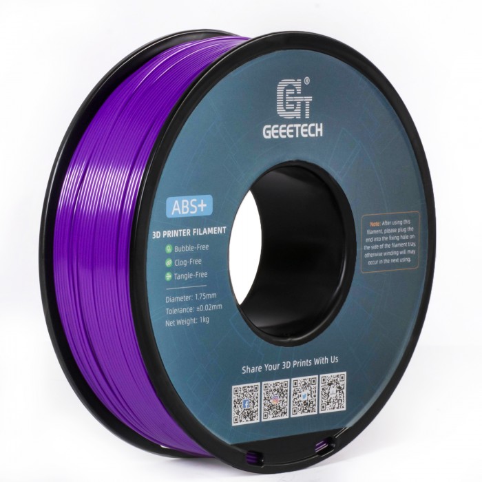 ABS+ 3D Printer Filament Purple-1.75mm | Geeetech