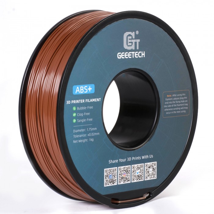 ABS+ 3D Printer Filament Brown-1.75mm | Geeetech