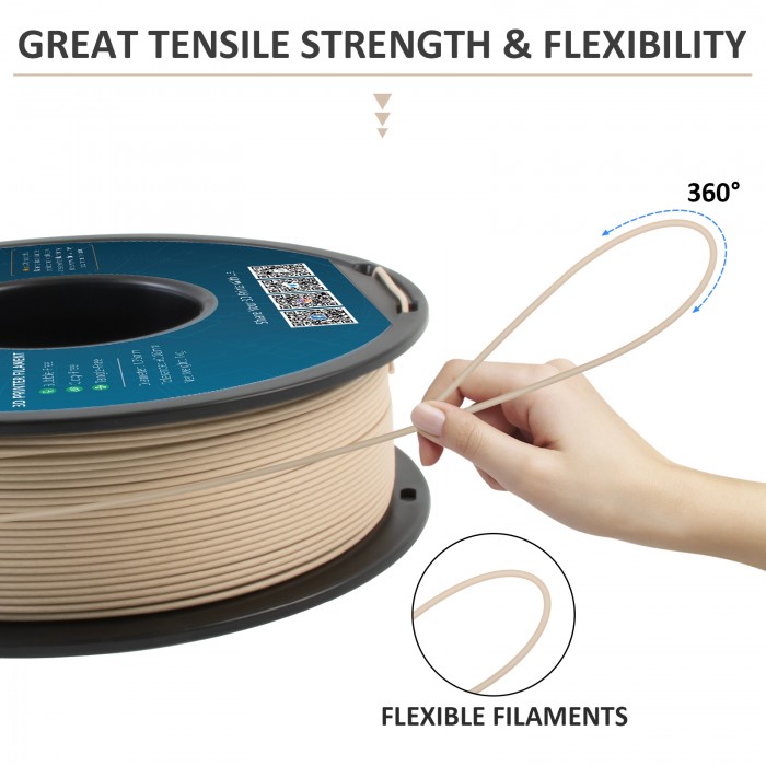 PLA Wood 3D Printer Filament-1.75mm | Geeetech