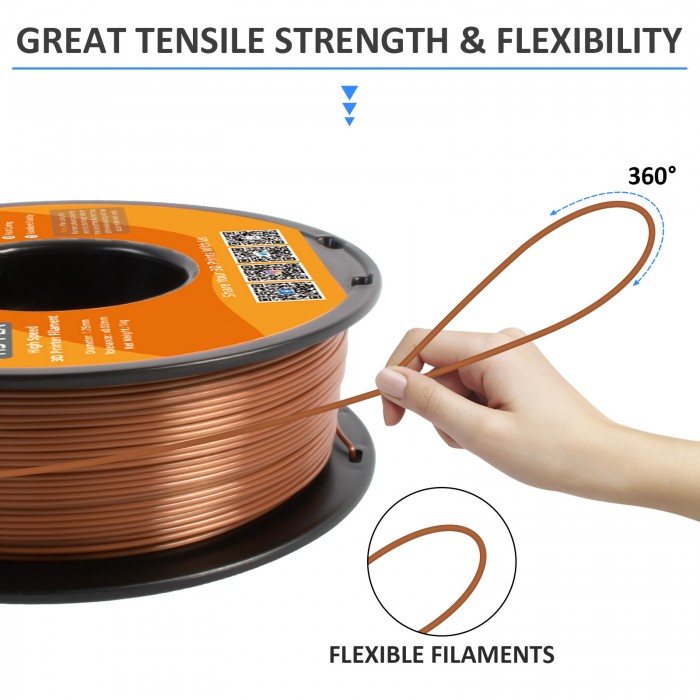 High Speed PLA 3D Printer Filament Brown-1.75mm | Geeetech