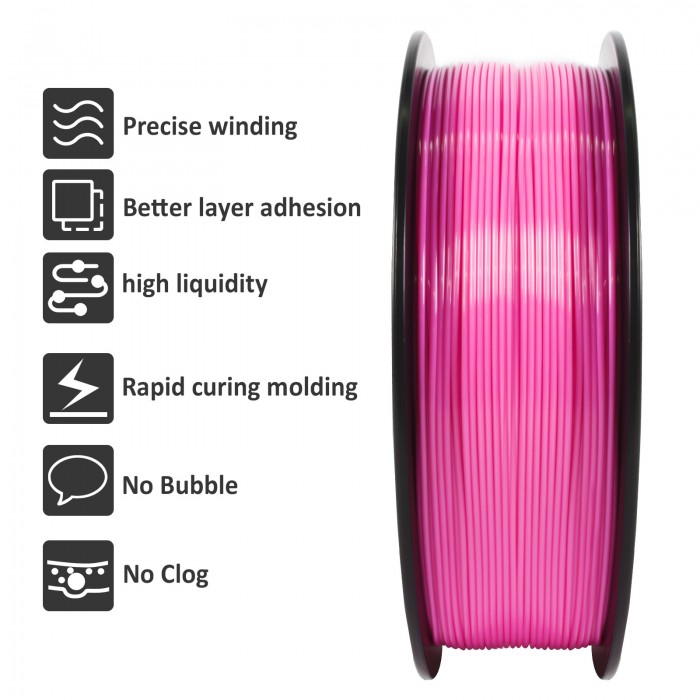 High Speed PLA 3D Printer Filament Pink-1.75mm | Geeetech