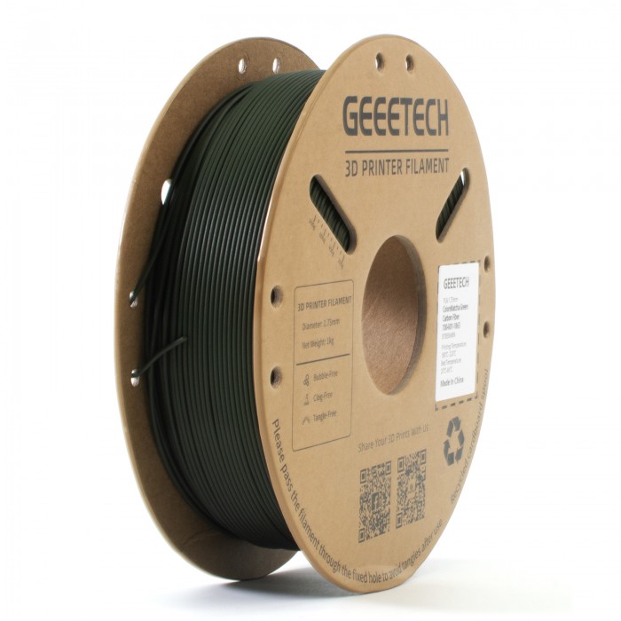 PLA Matcha Green Carbon Fiber 3D Printer Filament | Geeetech