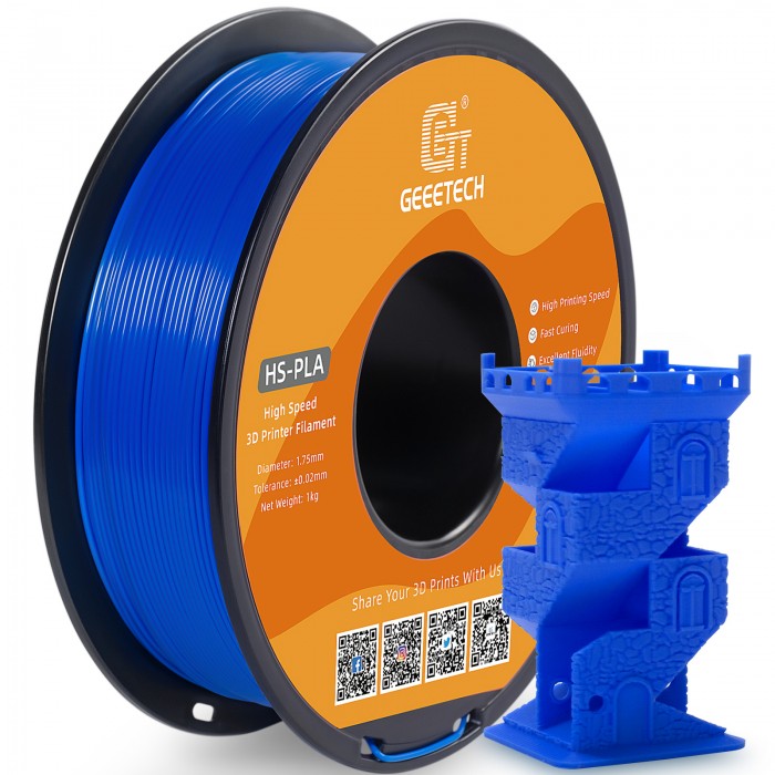 High Speed PLA 3D Printer Filament Blue-1.75mm | Geeetech