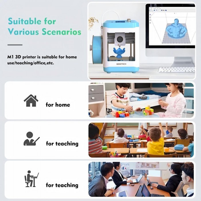 Mini 3D Printer for Kids and Beginners | Geeetech M1