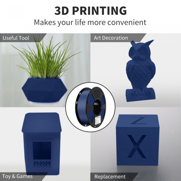 Matte Navy Blue PLA 3D Printer Filament-1.75mm | Geeetech