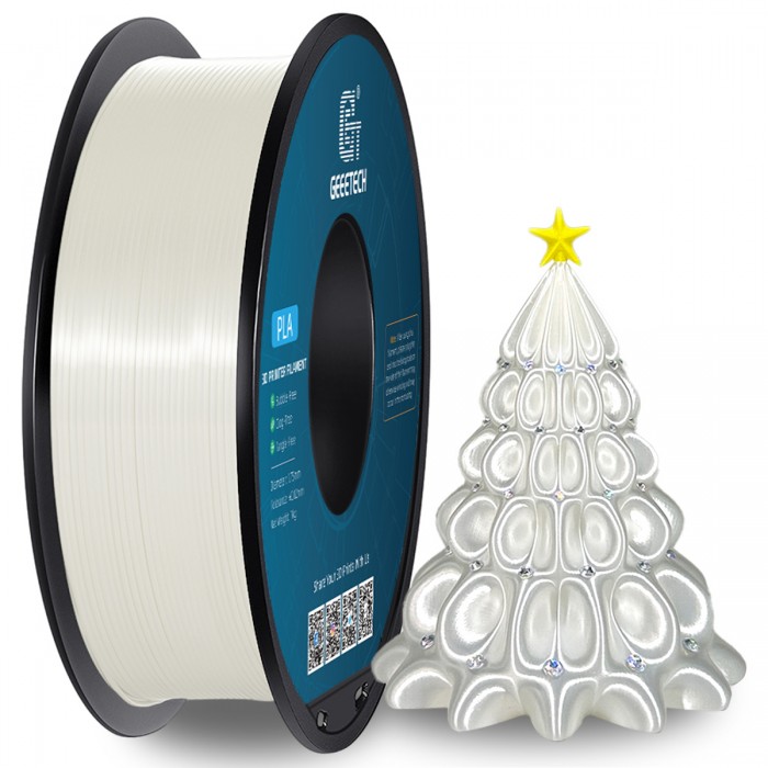 PLA Silk White 3D Printer Filament-1.75mm | Geeetech